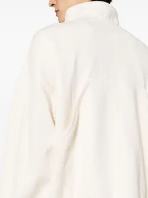 Buscemi Cotton Fleece Bomber Jacket - Neutrals