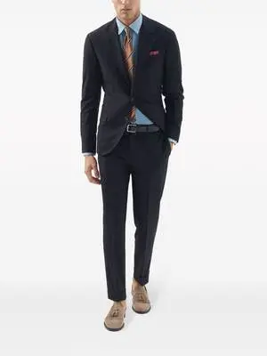 Brunello Cucinelli Super 150s Virgin Wool Four Season Batavia Twill Blazer