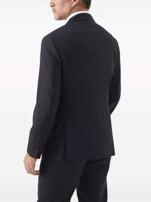 Brunello Cucinelli Houndstooth Virgin-wool Blazer - Grey