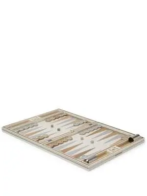 Brunello Cucinelli Wood Backgammon Set - Neutrals