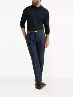 Brunello Cucinelli Tapered-leg Wool Trousers