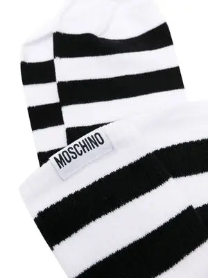 Moschino Striped Mid-calf Socks