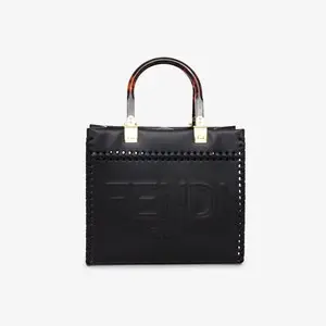 Fendi Sunshine Small Shopper - Black