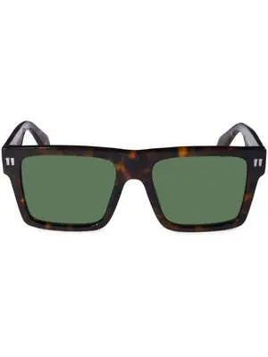 Off-White Lawton Square-frame Sunglasses - Brown