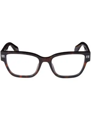 Off-White Optical Style 56 Glasses - Brown