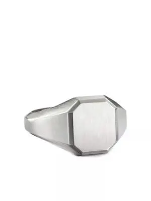 David Yurman Sterling Streamline Signet Ring - Silver