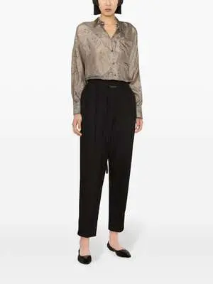 Brunello Cucinelli Printed Silk Shirt