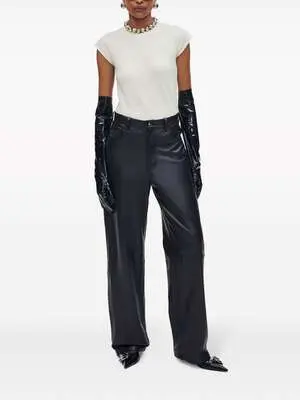 Marc Jacobs Wide-leg Leather Trousers