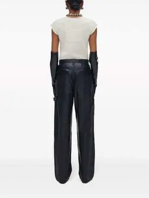Marc Jacobs Wide-leg Leather Trousers