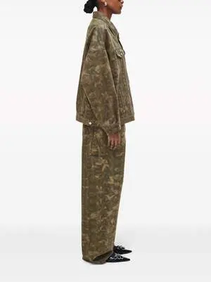 Marc Jacobs Camouflage-print Denim Trucker Jacket