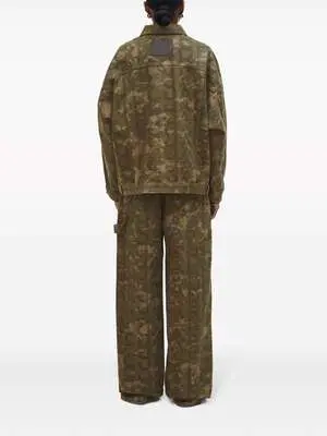 Marc Jacobs Camouflage-print Denim Trucker Jacket