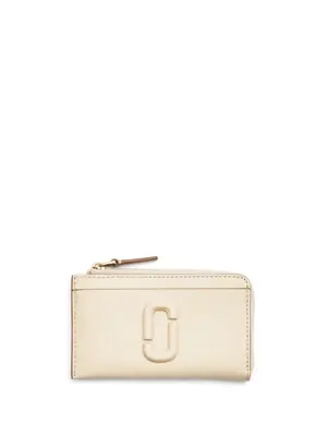 Marc Jacobs The Covered J Marc Top Zip Multi Wallet - Neutrals