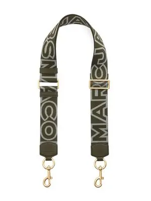 Marc Jacobs The Thin Outline Logo Bag Strap - Green