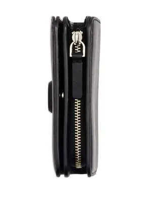 Marc Jacobs The Covered J Marc Mini Compact Wallet - Black