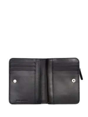 Marc Jacobs The Covered J Marc Mini Compact Wallet - Black