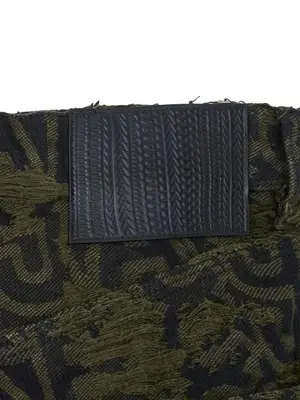 Marc Jacobs Monogram Wide-leg Jeans - Green