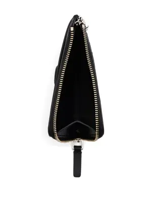 Marc Jacobs The Covered J Marc Top Zip Multi Wallet - Black