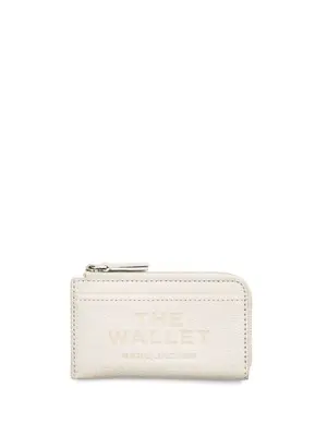 Marc Jacobs The Leather Top Zip Multi Wallet - White