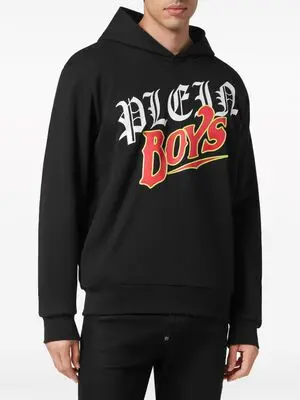 Philipp Plein Logo-print Cotton Hoodie