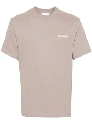 Axel Arigato Logo-print Cotton T-shirt - Grey