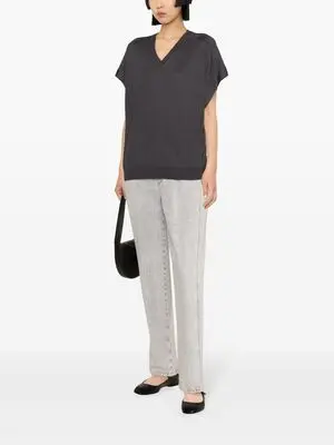 Brunello Cucinelli Crew-neck Knitted T-shirt