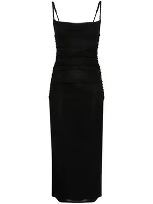 Nanushka Alexa Ruched Midi Dress