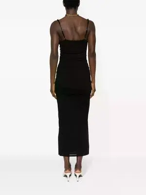 Nanushka Alexa Ruched Midi Dress