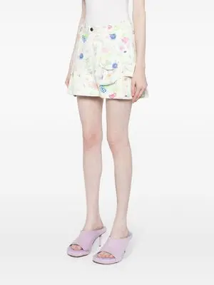 Collina Strada Floral-print Miniskirt