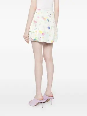Collina Strada Floral-print Miniskirt