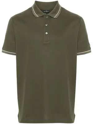 Paul & Shark Piqué Polo Shirt - Green