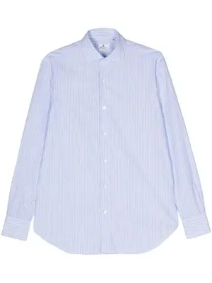 FINAMORE 1925 Napoli 170 Shirt - Blue