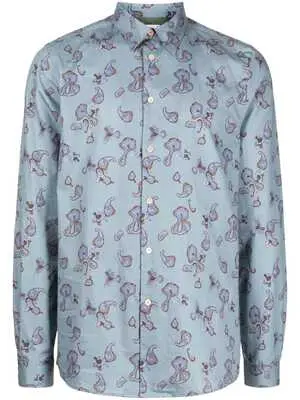 Paul Smith Paisley-print Cotton Shirt