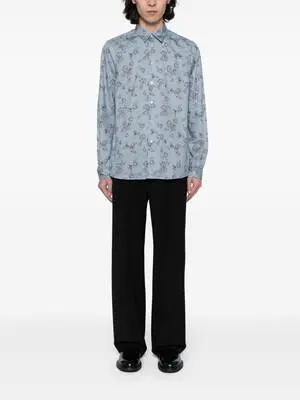 Paul Smith Paisley-print Cotton Shirt
