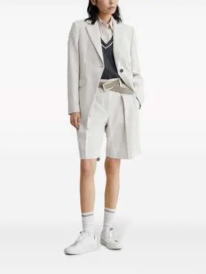 Brunello Cucinelli Gabardine-weave Single-breasted Blazer