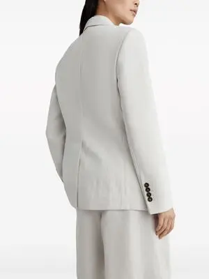 Brunello Cucinelli Gabardine-weave Single-breasted Blazer