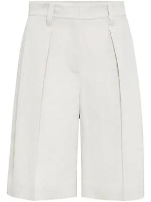 Brunello Cucinelli Cotton-linen Bermuda Shorts