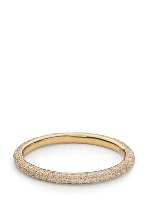 WE BY WHITEBIRD 18kt Recycled Yellow Diamond Eternity Ring - Gold