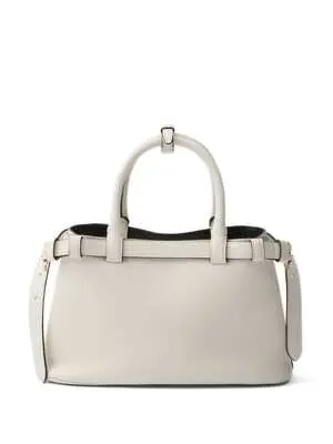 Prada Small Buckle Tote Bag - White