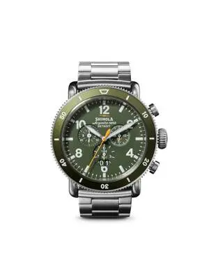 Shinola Runwell Sport Chronograph 48mm - Silver