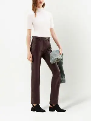 COURREGES Straight-leg Trousers - Purple