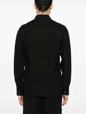 120% Lino Button-up Shirt - Black