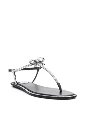 Rene Caovilla Diana Crystal-embellished Sandals - Black