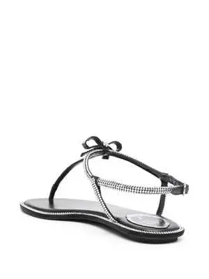 Rene Caovilla Diana Crystal-embellished Sandals - Black