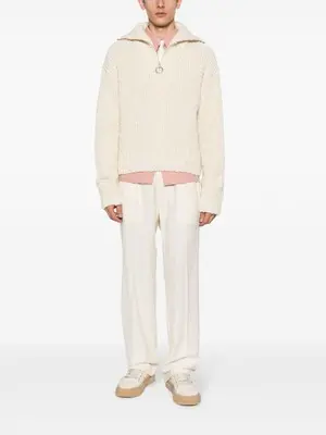 Ami Brushed Half-zip Jumper