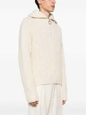 Ami Brushed Half-zip Jumper