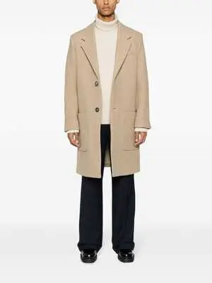 Ami Virgin Wool Single-breasted Coat