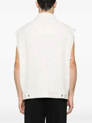 Gcds Sequin-embellished Tweed Gilet