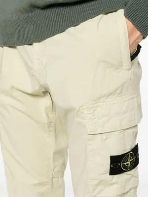 Stone Island Compass Badge Cargo Trousers - Green