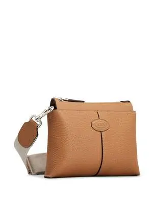 TOD'S Logo-debossed Leather Shoulder Bag