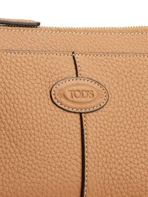 TOD'S Logo-debossed Leather Shoulder Bag